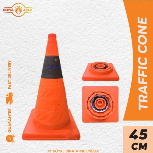 Jual Foldable Traffic Cone Emergency 45 cm / Kerucut Lalu Lintas Lipat - Kab. Tangerang - Royal ...