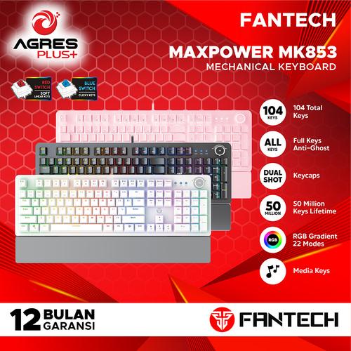 Promo FANTECH Keyboard MAXPOWER MK853 Mechanical Keyboard Gaming ...