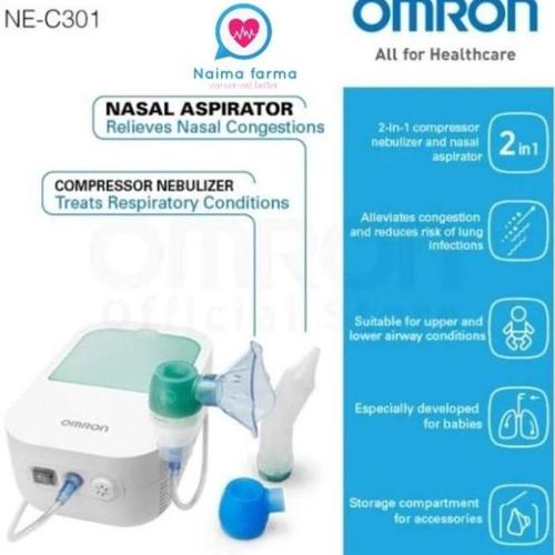 Jual Omron Nebulizer Duo Baby Ne C301,Alat Bantu Pernafasan Balita ...