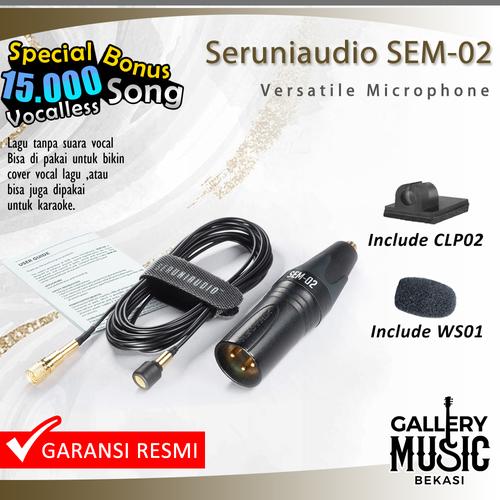 Jual Seruniaudio SEM 02 Versatile Miniatur Microphone - Seruni SEM 02 ...