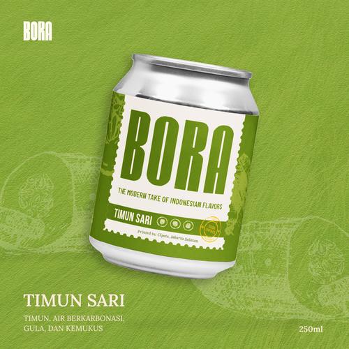 Jual BORA Timun Sari Soda / Air Minuman Soda Soft Drink Kaleng - Kota ...