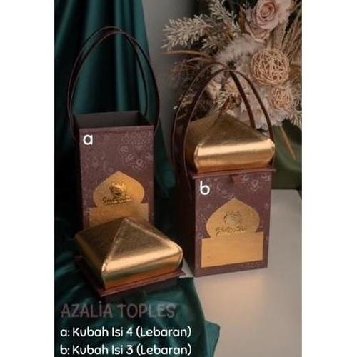 Jual BOX PARSEL LEBARAN TANGKAI KUBAH ISI 4 TOPLES /BOX HAMPERS LEBARAN ...