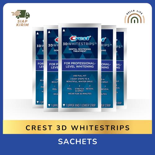 Jual CREST 3D WHITE WHITESTRIPS PROFESSIONAL EFFECTS (SACHET) - ENAMEL ...
