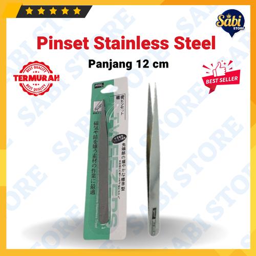 Jual Pinset Lurus Stainless Steel Laboratorium - Silver - Jakarta Barat ...