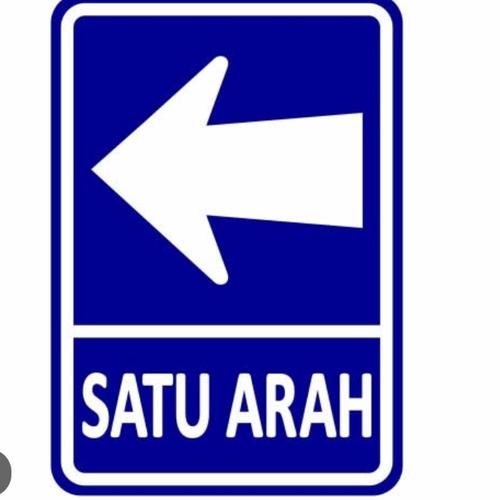 Jual papan rambu 1 arah one way panah jalan 30x40cm - Kota Surabaya ...