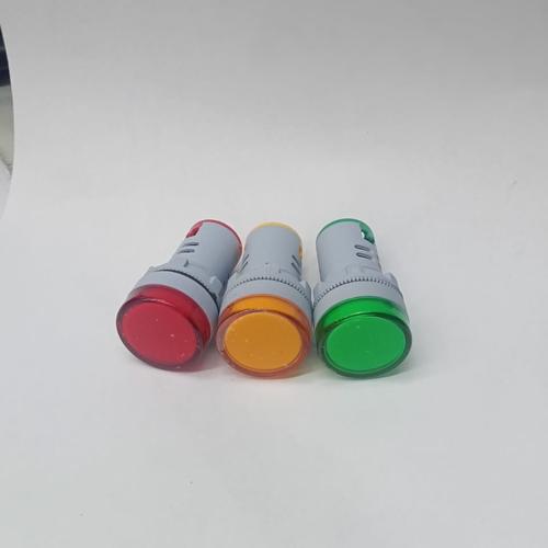 Jual lampu / pilot lamp / indicator / lampu panel / 22mm 220vac - Hijau ...