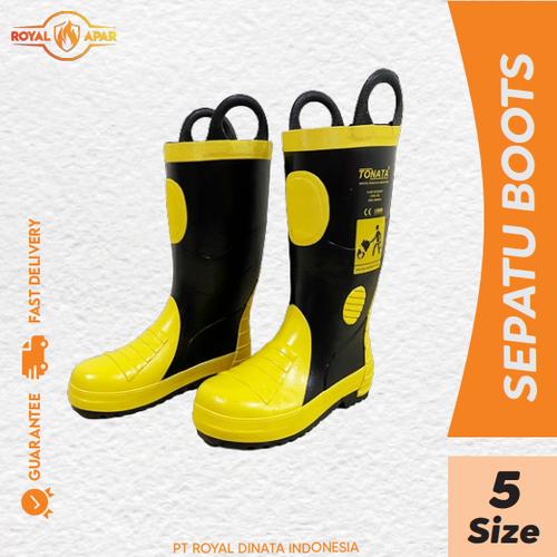 Jual Sepatu Pemadam Kebakaran Tonata / Safety Fire Boot - 39 - Kab ...