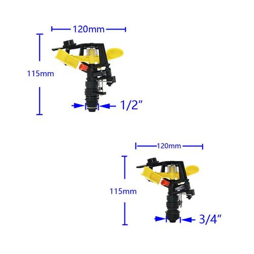 Jual Kincir Air Sprinkler / Sprinkle / Impact Sprinkler - 3/4" - Kota ...
