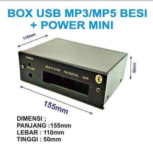 Jual BOX BOK BESI USB MP3 MP5 FM PLAYER BLUETOOTH + POWER MINI - Kab ...