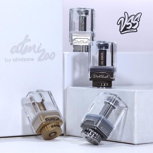 Promo Dotshell RBA Atmizoo Black SS Gold Grey Original 100% Dot RBA Aio ...