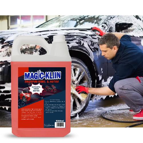 Promo Magic-Klin Shampoo Mobil & Motor Touchless 5 Liter - 1 LITER ...