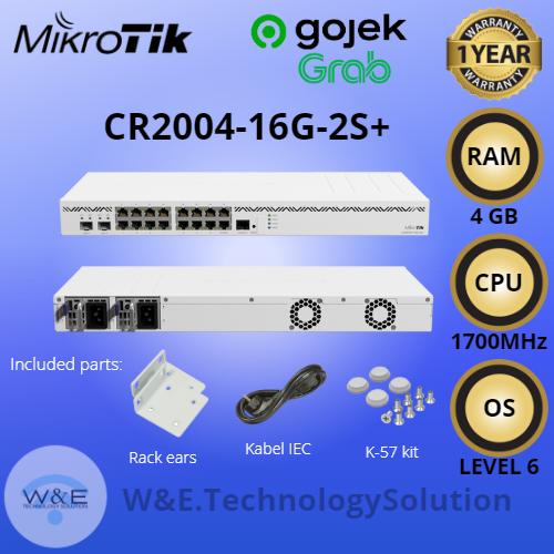 Jual Mikrotik CCR2004-16G-2S+ Cloud Core Router CCR 2004 16G 2S ...