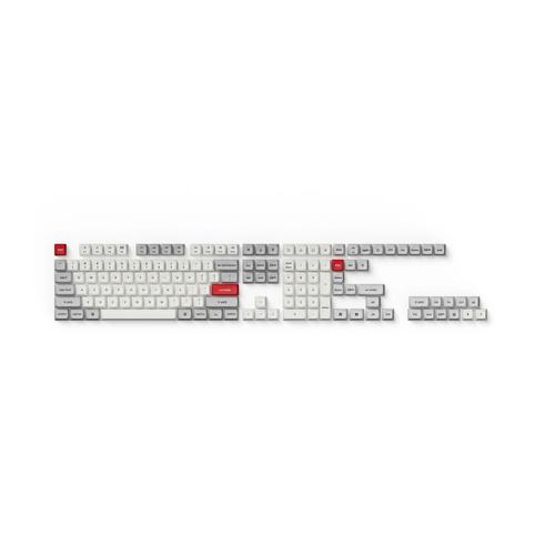 Promo Double Shot KSA PBT Keycap Full Keycap Set - LightGray White ...