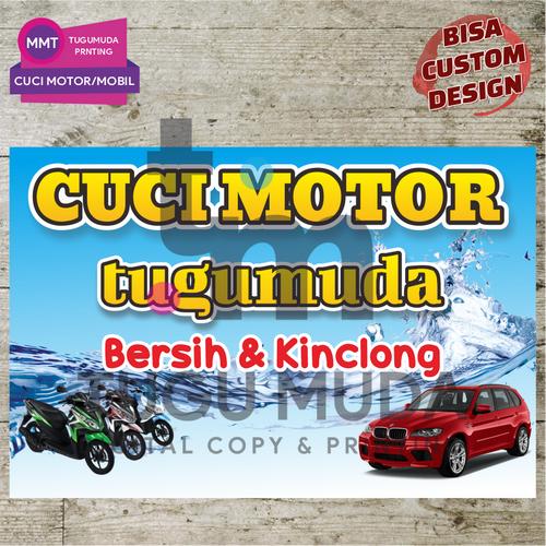 Jual Cetak Spandukbannermmt Cuci Motor Ganti Oli Mobil Kota Semarang Tugu Muda Printing