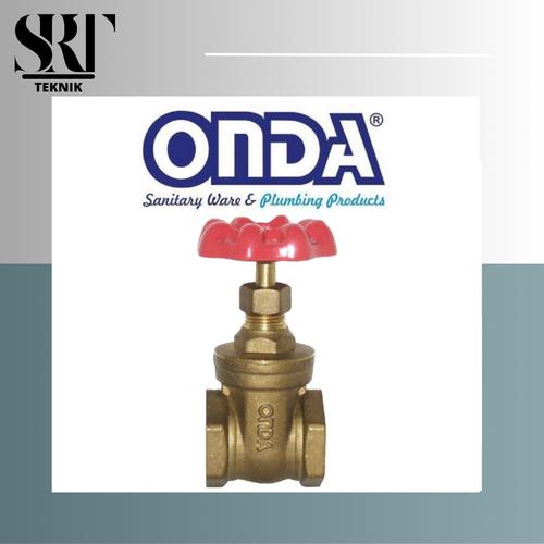Jual Gate Valve Kuningan ONDA 3/4" Ball Valve Stop Kran Putar Roda 3/4 ...