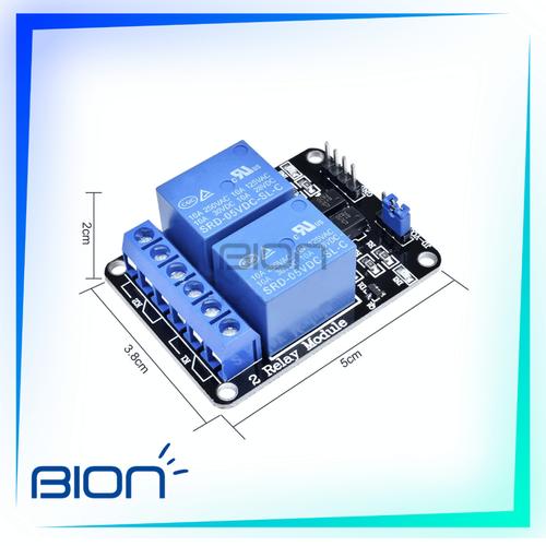 Jual Module Relay 2 Channel 5V Arduino Modul OPTOCOUPLER Rasberry PI ...