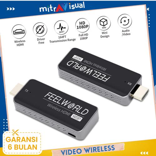 Promo FEELWORLD WSP 50m Range Wireless HDMI Transmitter and Receiver ...