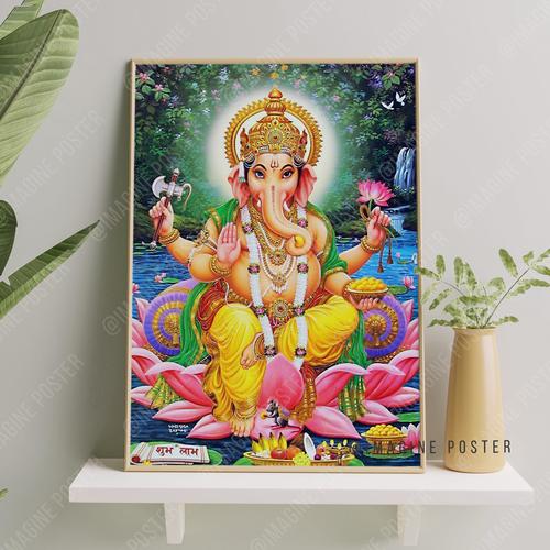 Jual Poster Gambar Dewa Ganesha A3 - Dewa Hindu - Varian 9 - Kota ...