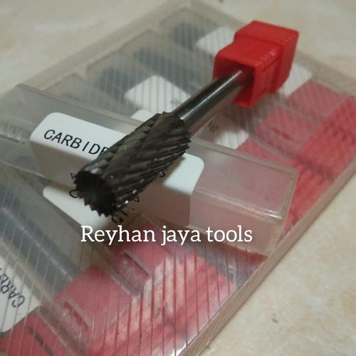 Jual Carbide burrs B0820x06 Mata bor blok besi Reamer block Rotari ...