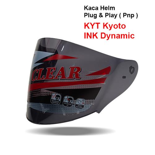 Jual Kaca Helm Visor Helm KYT Kyoto INK Dynamic Merk Clear - Putih ...