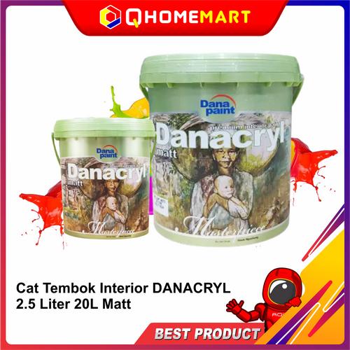 Jual Cat Tembok Interior Danapaint Danacryl 2.5 / 20 Liter Matt - METRO ...