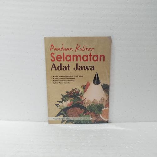 Jual Panduan Kuliner Selamatan Adat Jawa - Jakarta Pusat - WISATA BUKU ...