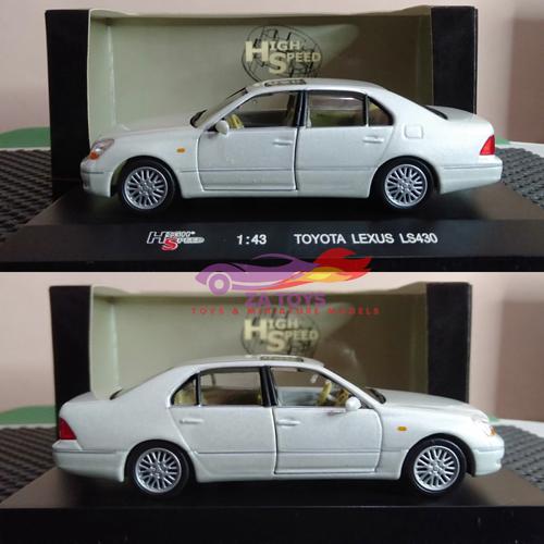 Jual Diecast Toyota Lexus LS430 White Sedan by Highspeed Skala 1:43 ...