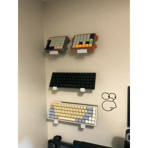 Jual Wall Mount Dudukan Universal Mechanical Keyboard Hanger Holder ...