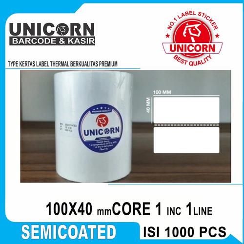 Jual Stiker Barcode Label Semicoat 100 x 40 mm / 100x40 mm / 100x40mm ...