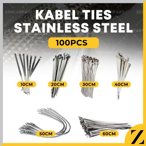Jual Kabel Tis Cable Ties Stainless Tali Besi Klem Warp exhaust Motor ...