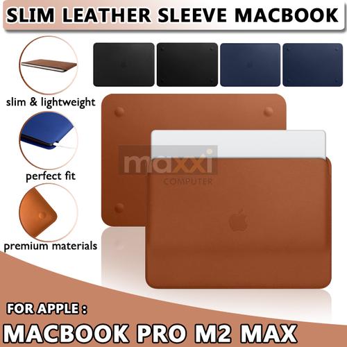 Jual Macbook Pro M2 Max 14" 16" A2779 A2780 Sleeve Tas Bag Sarung Kulit ...
