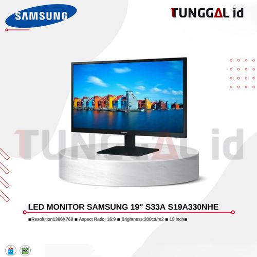 Jual Monitor LED Samsung S19A330NHE 19" TN VGA 60Hz HDMI - Kota ...