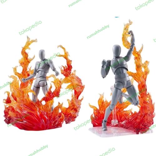 Jual Flame Effect figure diorama shf 1/12 - Biru loose pack - Kab ...