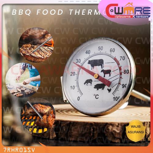 Jual Termometer Thermometer TUSUK ANALOG kopi susu dapur BBQ minyak ...