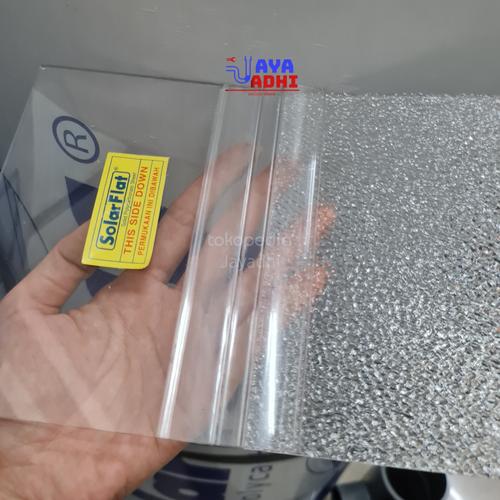 Jual Solartuff 3mm Solar Flat Atap Bening Transparan Impralon - Grey ...