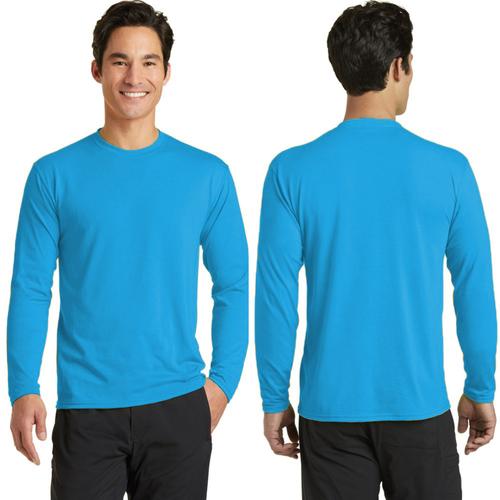 Jual Kaos Lengan Panjang Polos Warna Biru Turkish Pria dan Wanita O ...