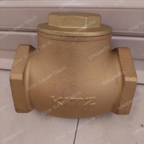 Jual Check Valve Kitz Kuningan 1 1/2" Inch / Lift Check Kuningan Kitz ...