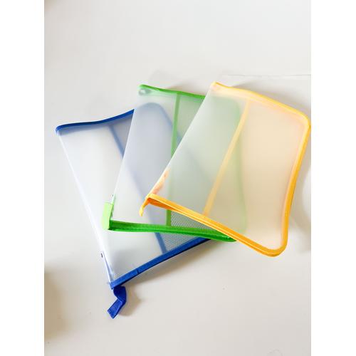 Jual Map Plastik Jaring resleting Zipper Ukuran Folio untuk Dokumen ...