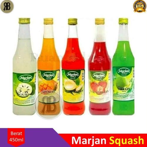 Jual Marjan squash 450ml ALL VARIAN / marjan squash mangga / marjan ...