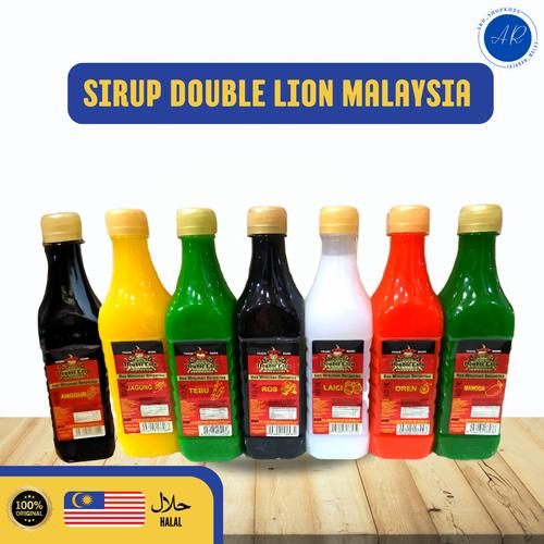 Jual Sirup Double Lion Malaysia Berat 375 ml syrup segar Mudah di ...