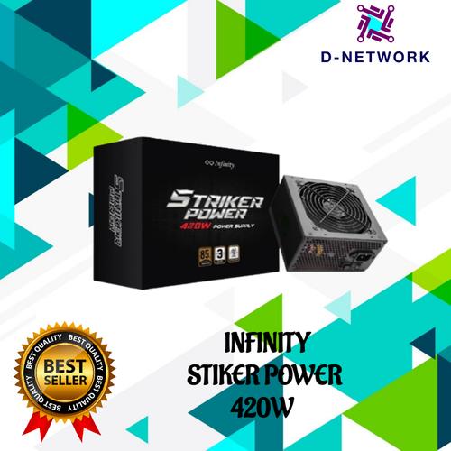 Jual power supply 85 efisiensi psu 420watt infinity striker power 400w ...