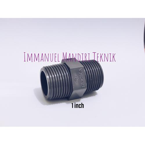 Jual Double Nepel 1 inch Pvc Rucika / Double Nipple Rucika 1 inch ...