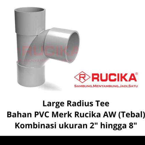 Jual Large Radius Tee T Y 2" x 1 1/2" 1.5" 11/2" inch 90 derajat Rucika AW - Jakarta Utara ...