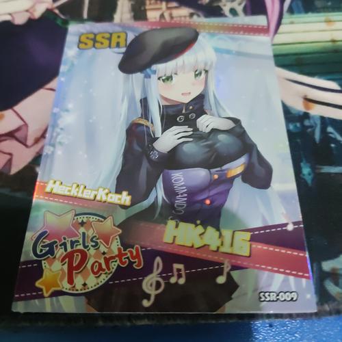 Jual hk416 girls frontline SSR girls party waifu card tcg - Kota ...