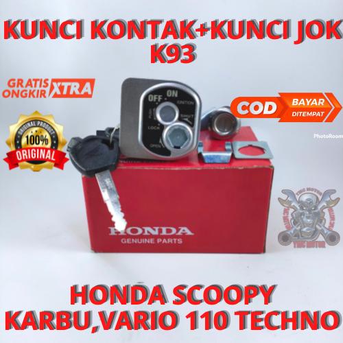 Jual KUNCI KONTAK SET K93 HONDA VARIO 110 TECHNO,SCOOPY KARBU KUALITAS ...