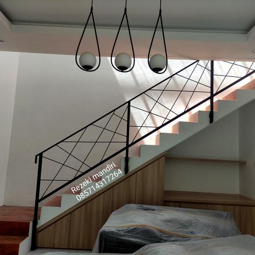 Jual railling tangga, industrial, railing minimalis, modern,aesthetic ...