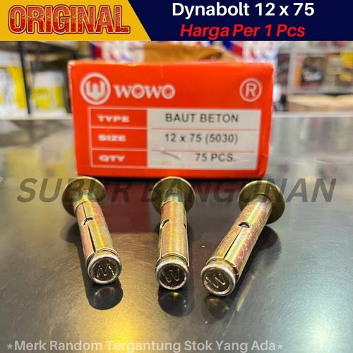 Jual Dynabolt 12 x 75 / Baut Beton / Dinabolt Murah / Dinabolt Bracket ...