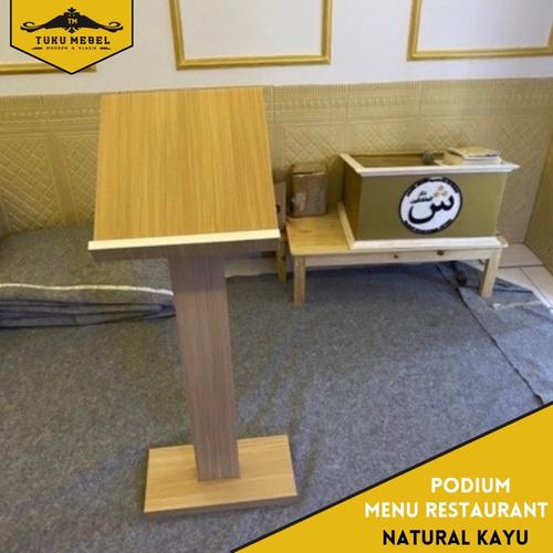 Jual Podium Menu Makanan Minimalis Restoran - Custom-Built - Belum ...
