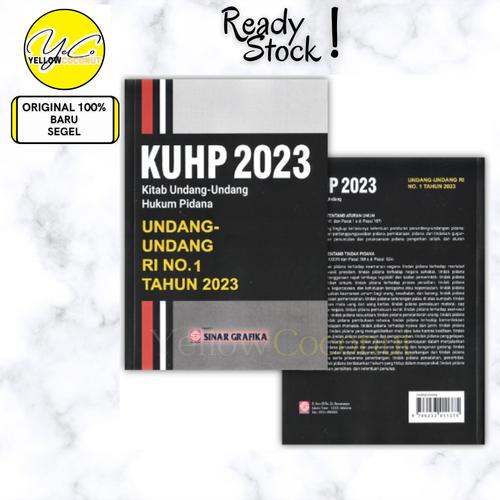 Jual KUHP 2023 (Kitab Undang-Undang Hukum Pidana) UU RI No. 1 Tahun ...