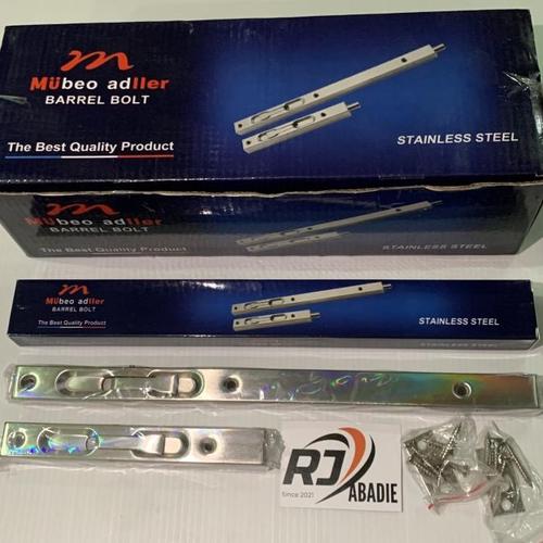 Jual Grendel Slot Tanam Pintu Flush Bolt Stainless SUS304 SN MULLER 6 ...